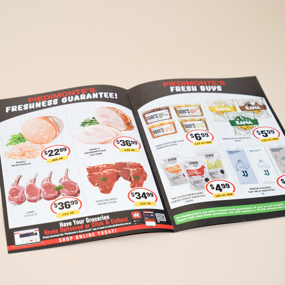 4pp A4 Brochure (Half Fold)