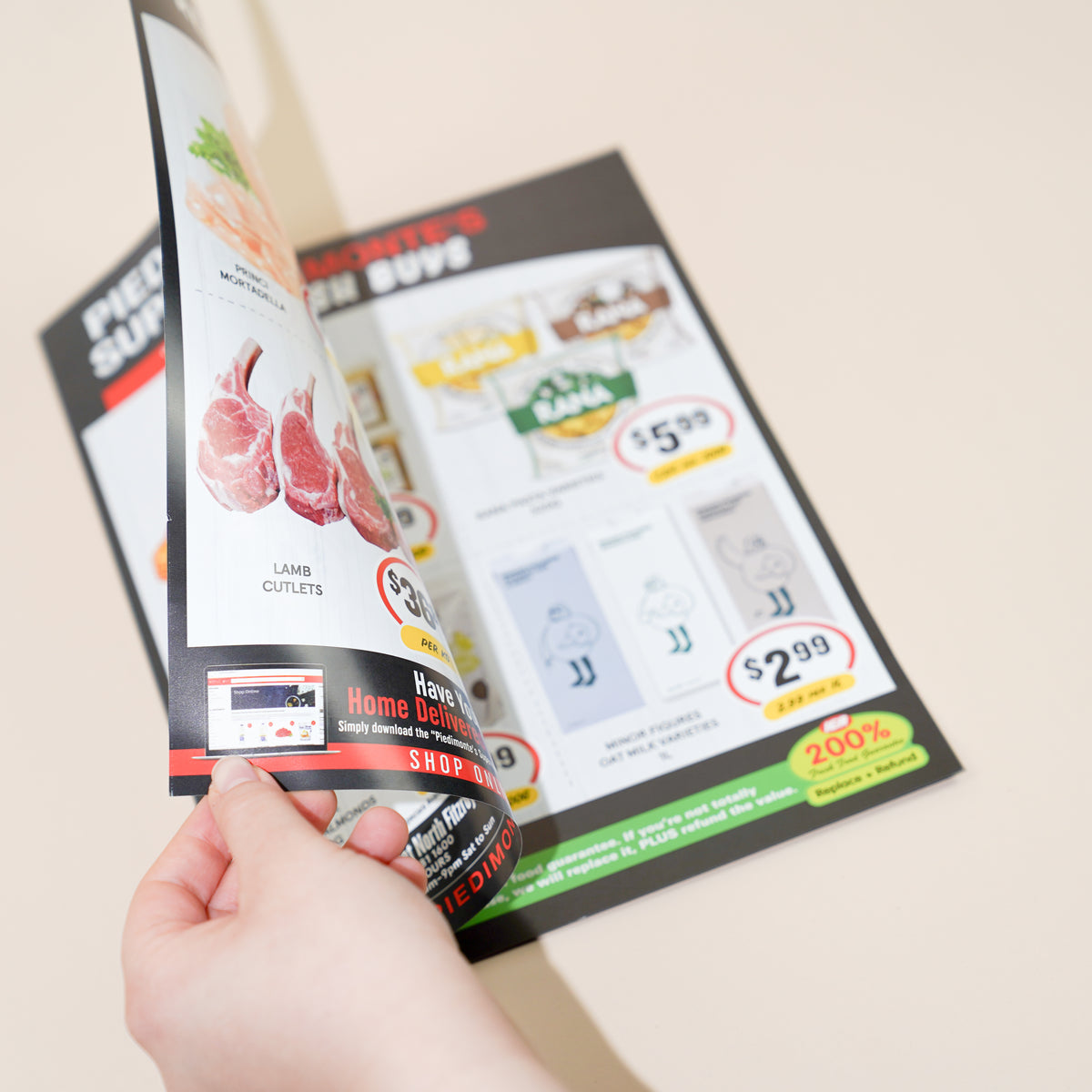 4pp A4 Brochure / Pamphlet